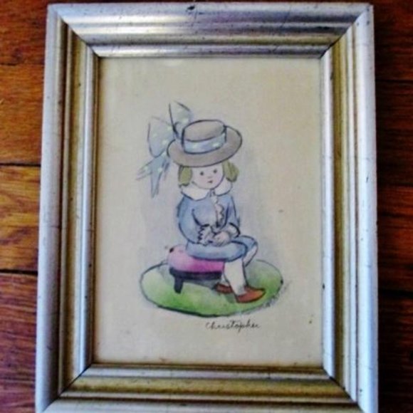 Mariana | Wall Decor | Mariana Marian Foster Curtiss Art Painting Boy ...